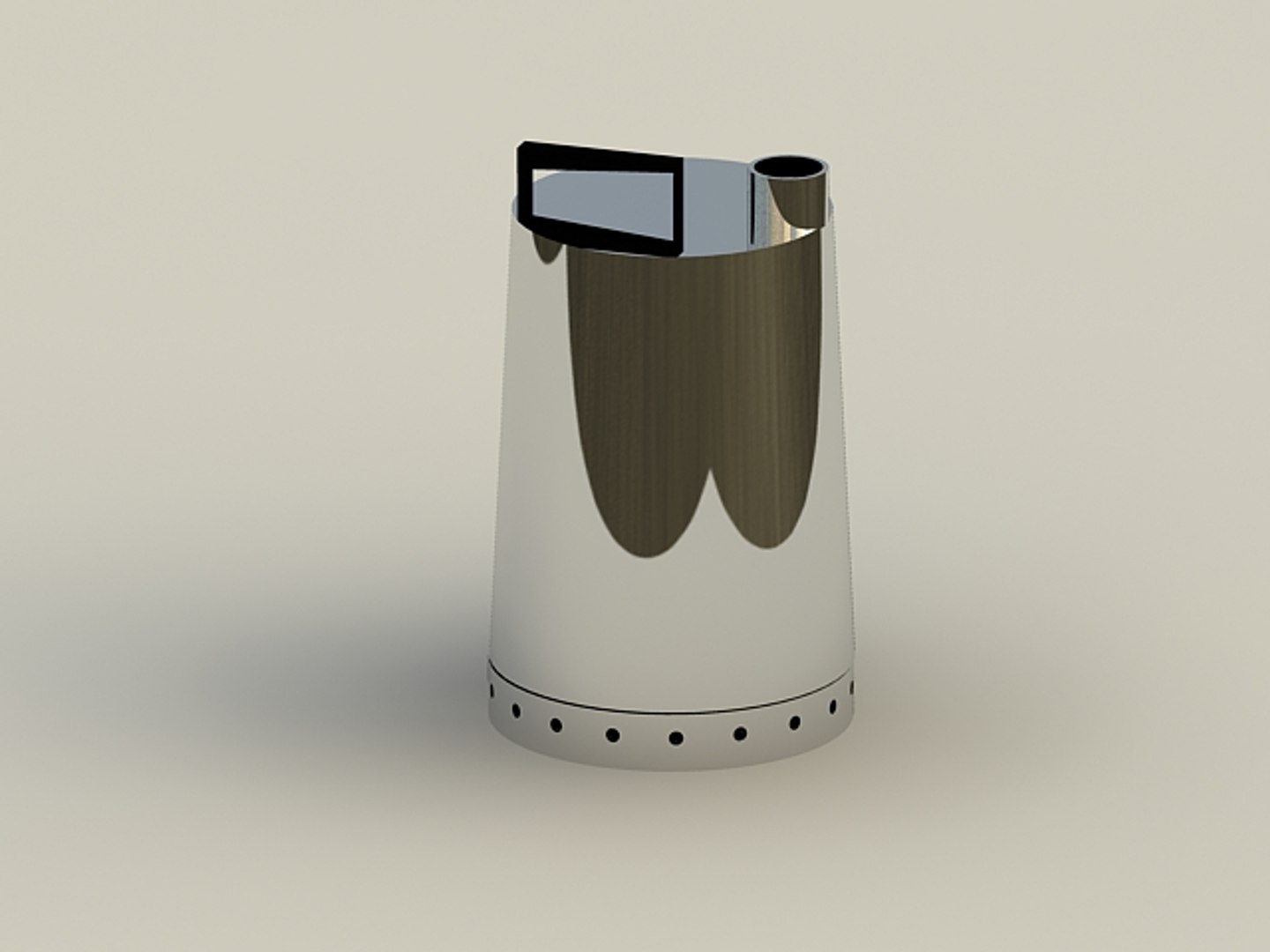 sump pump 3d model
