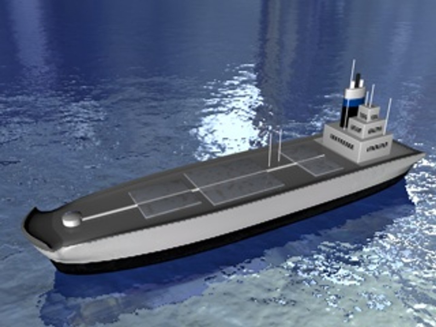 3d Oil Cargo Model