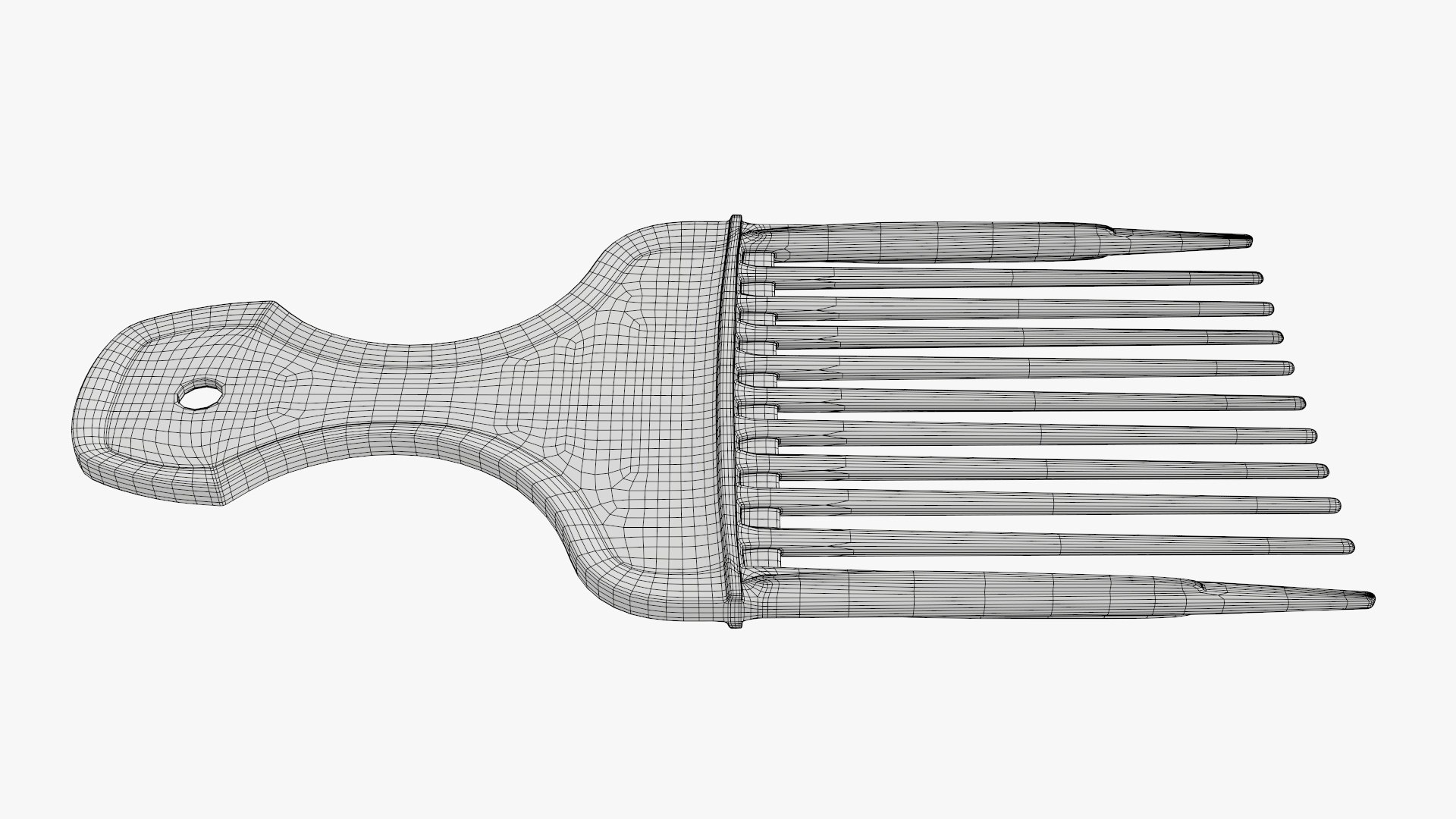 3D Hair Comb Hairdresser Model - TurboSquid 1585366