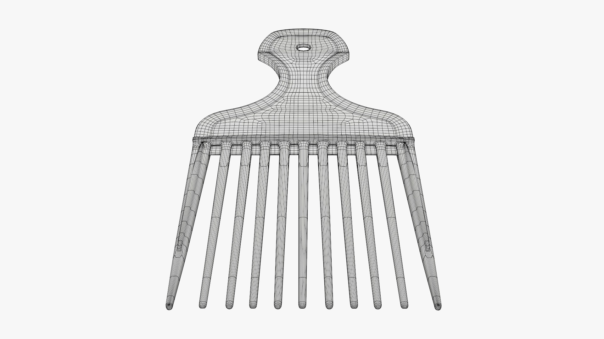 3D Hair Comb Hairdresser Model - TurboSquid 1585366