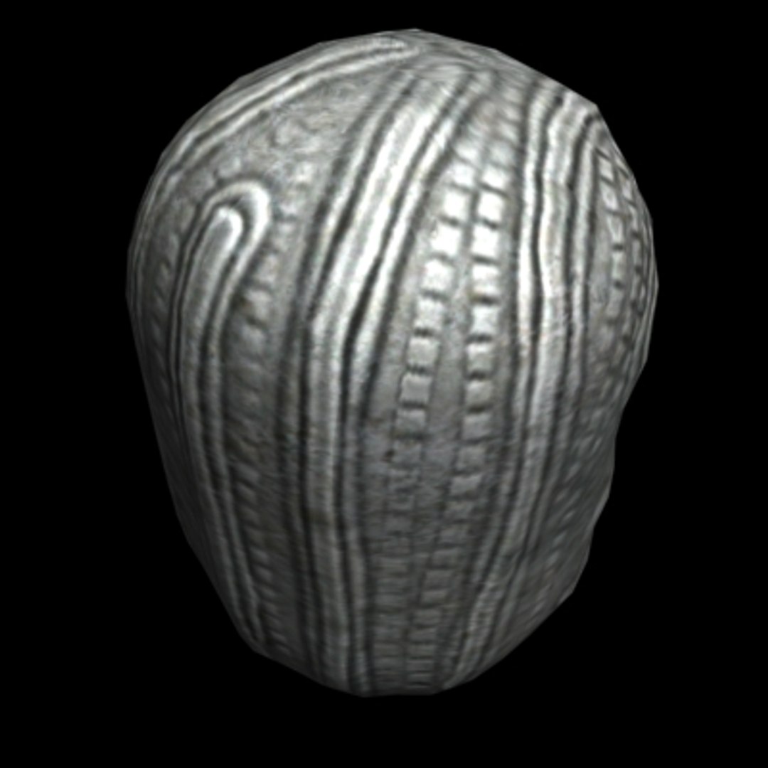 3ds max stone idol head