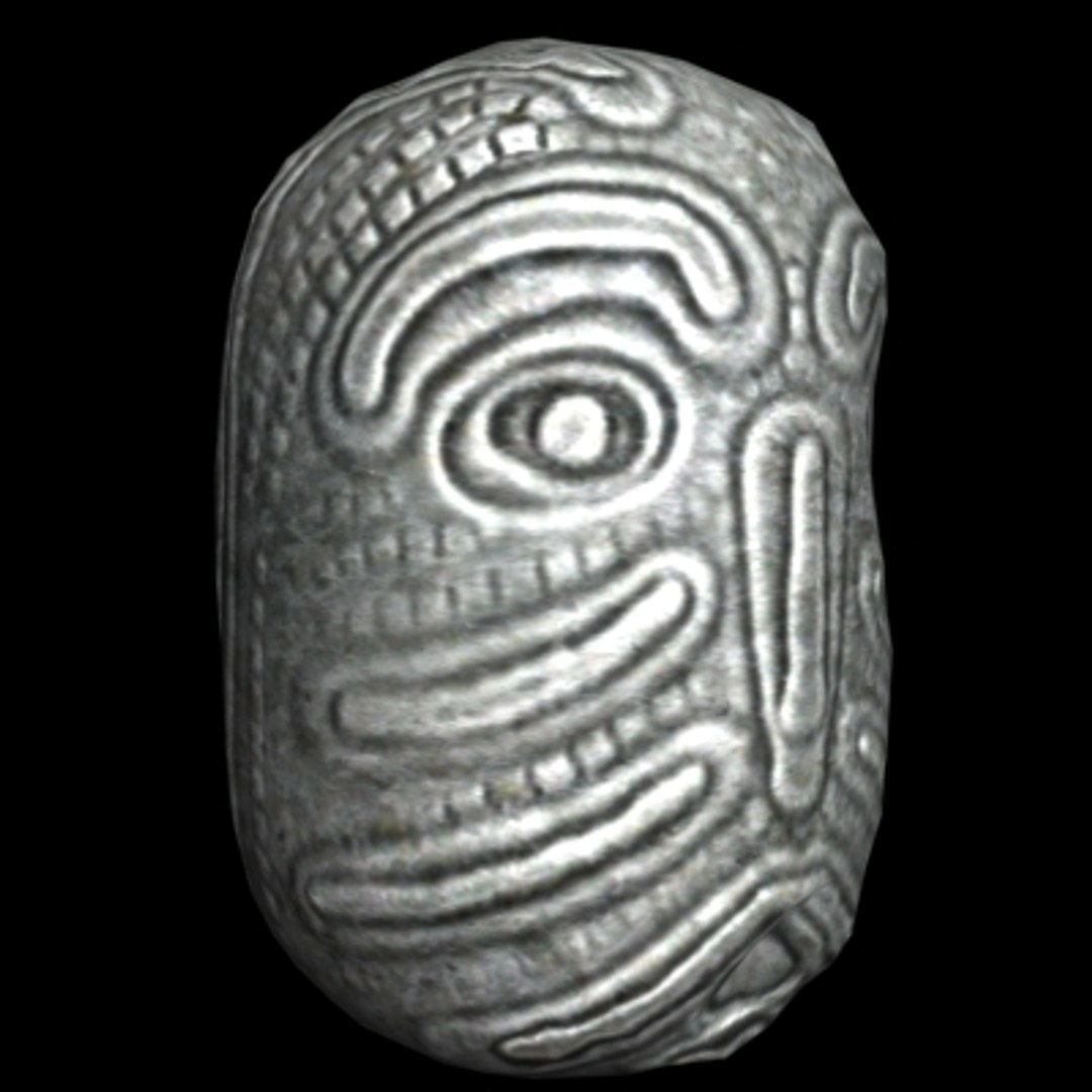 3ds max stone idol head