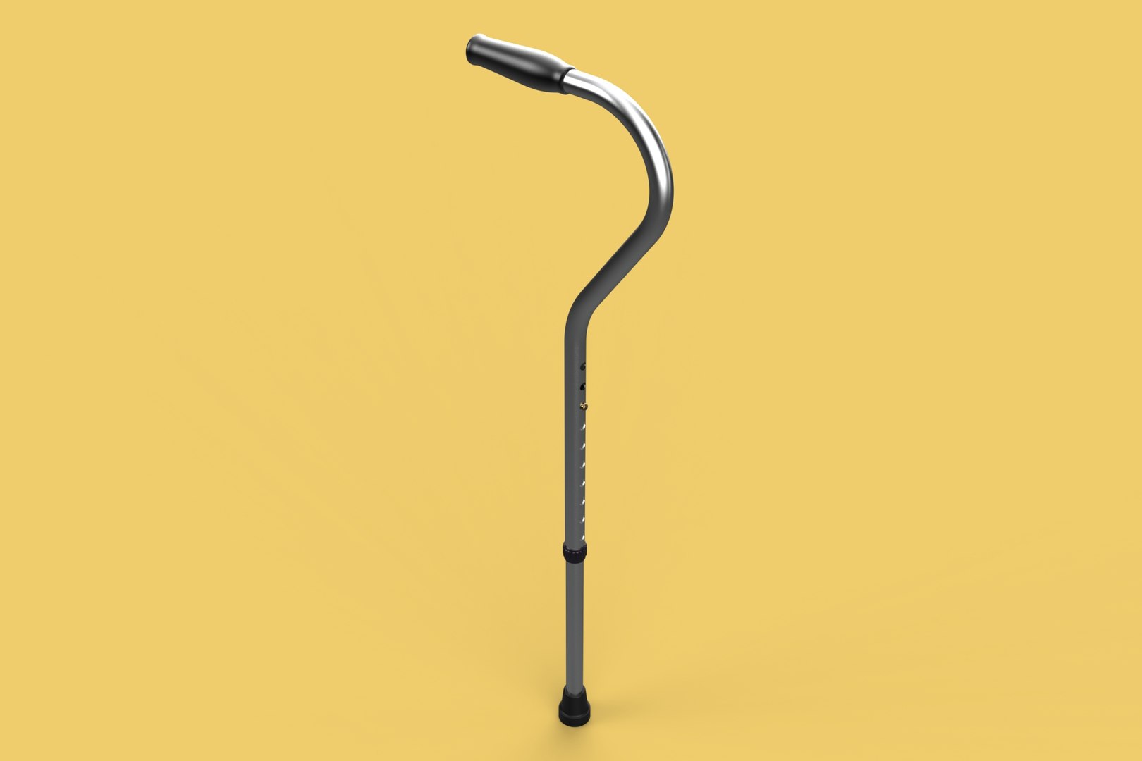 3D STANDARD WALKING CANE AIDS ELDERLY SENIOR STICK TREKKING POLE Model ...