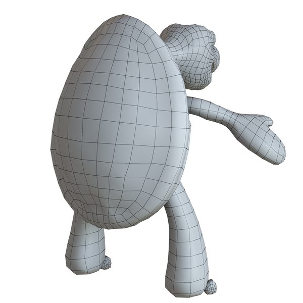 3D Cartoon Turtle model - TurboSquid 1808513