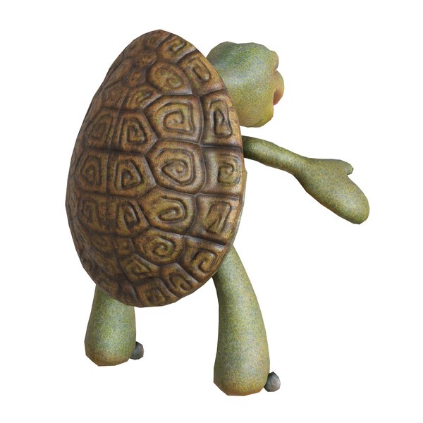 3D Cartoon Turtle model - TurboSquid 1808513