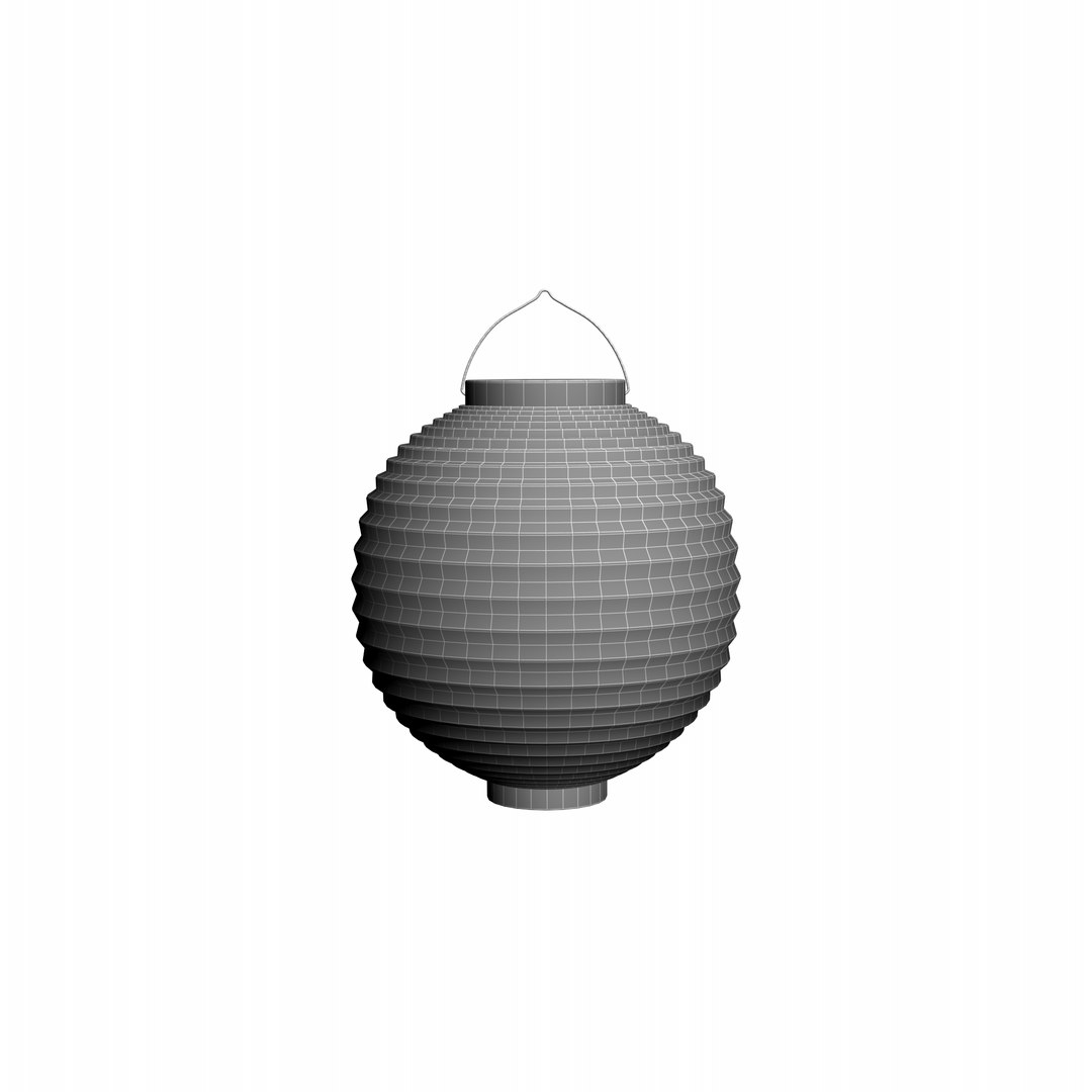 Japan Paper Lanterns 3D Model - TurboSquid 1701850