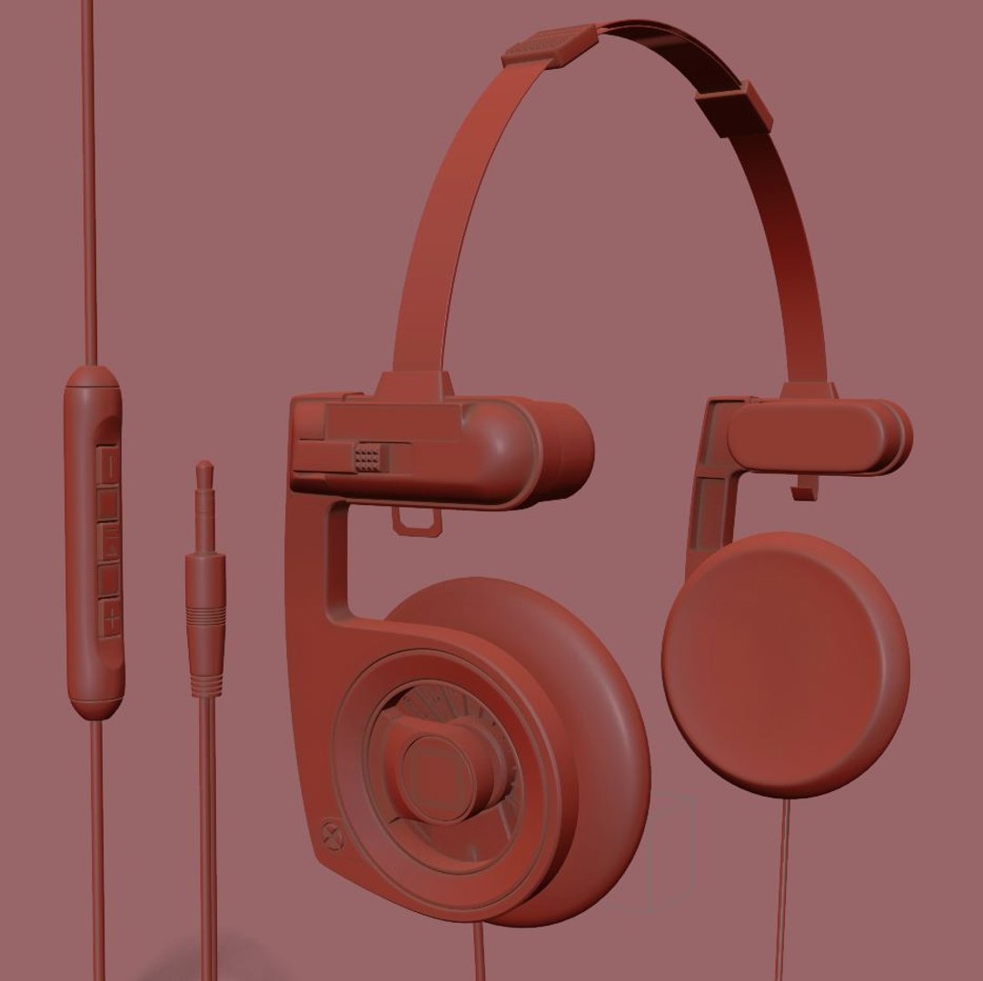 koss porta pro classic 3d model