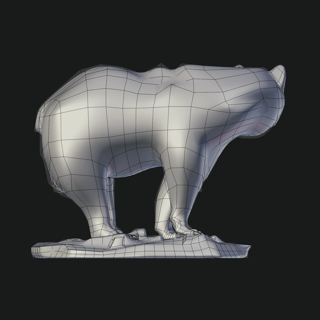 3D Model Bear Statue To Print - TurboSquid 2033189