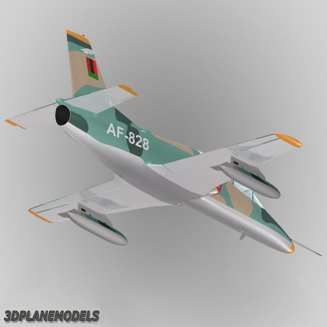 3d Training Jet K-8 Karakorum Model