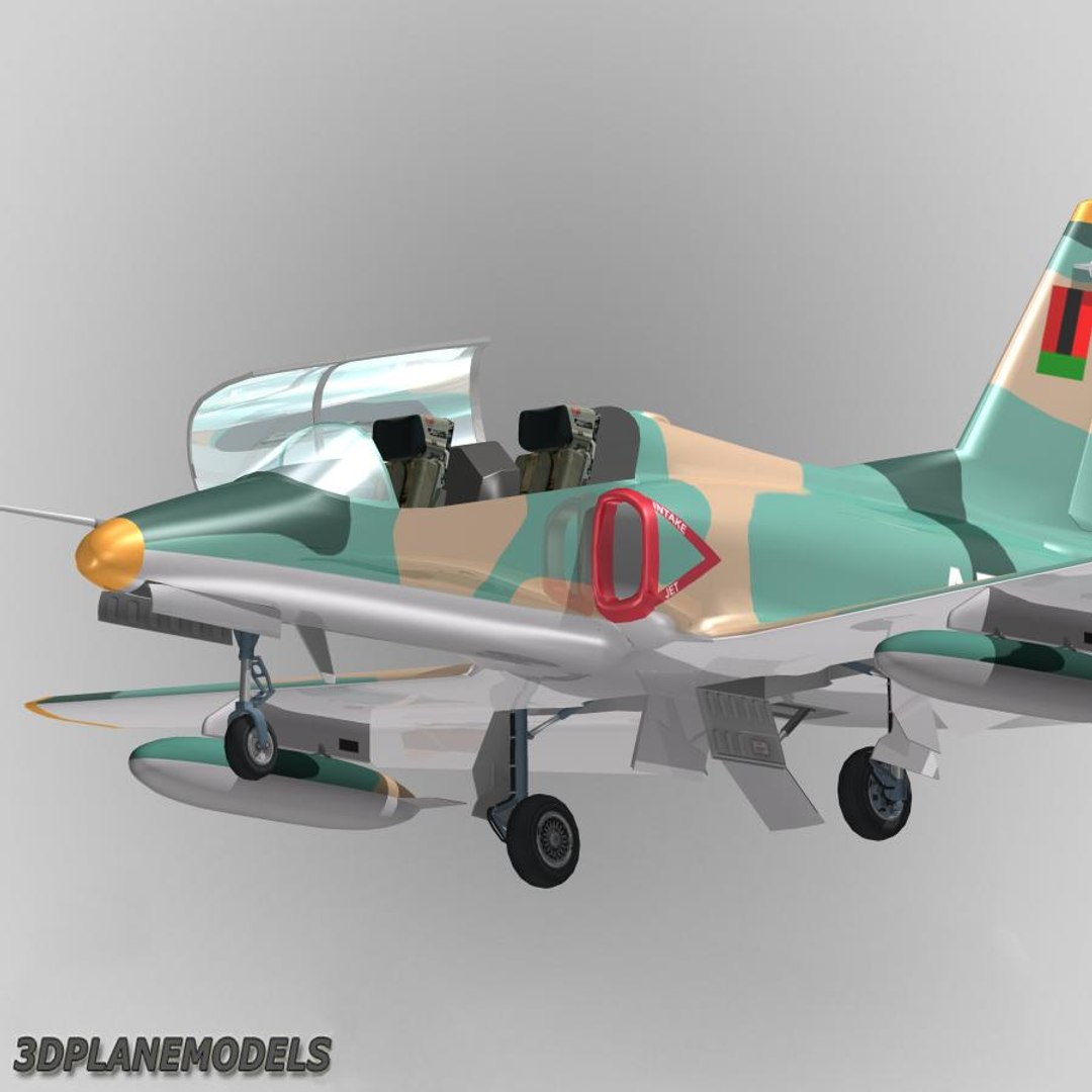 3d Training Jet K-8 Karakorum Model
