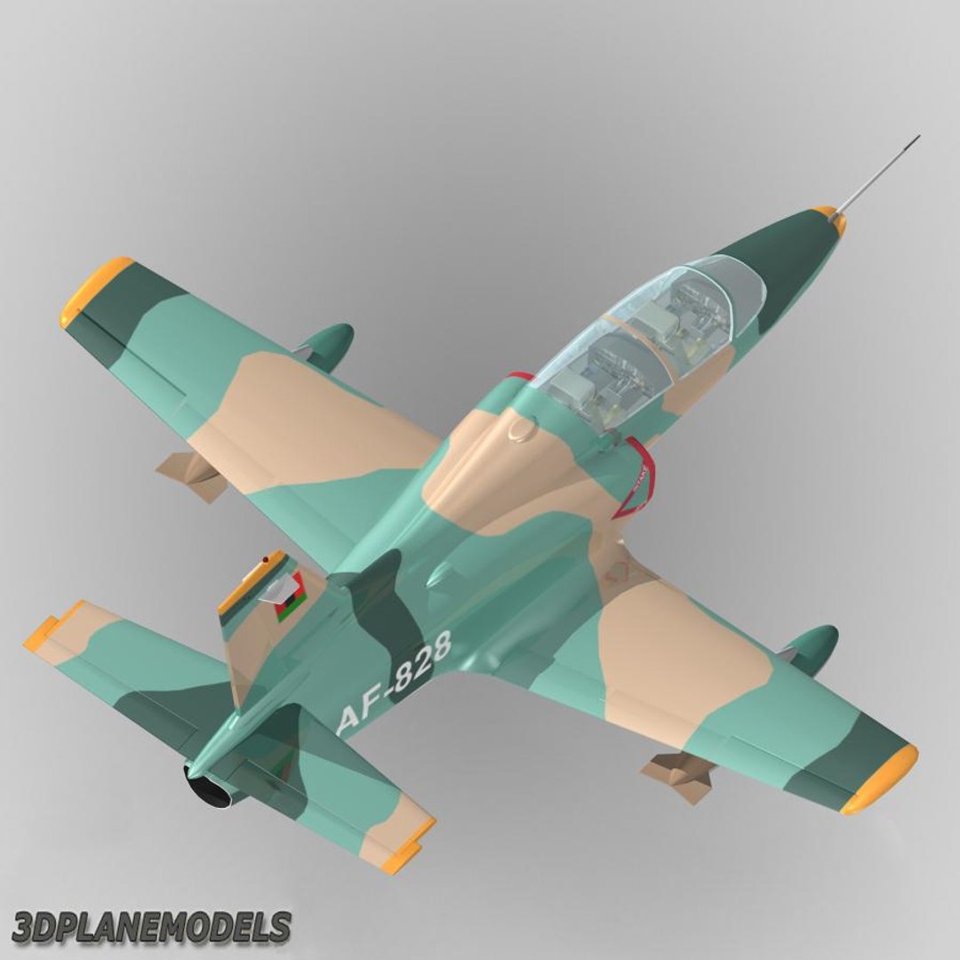 3d Training Jet K-8 Karakorum Model