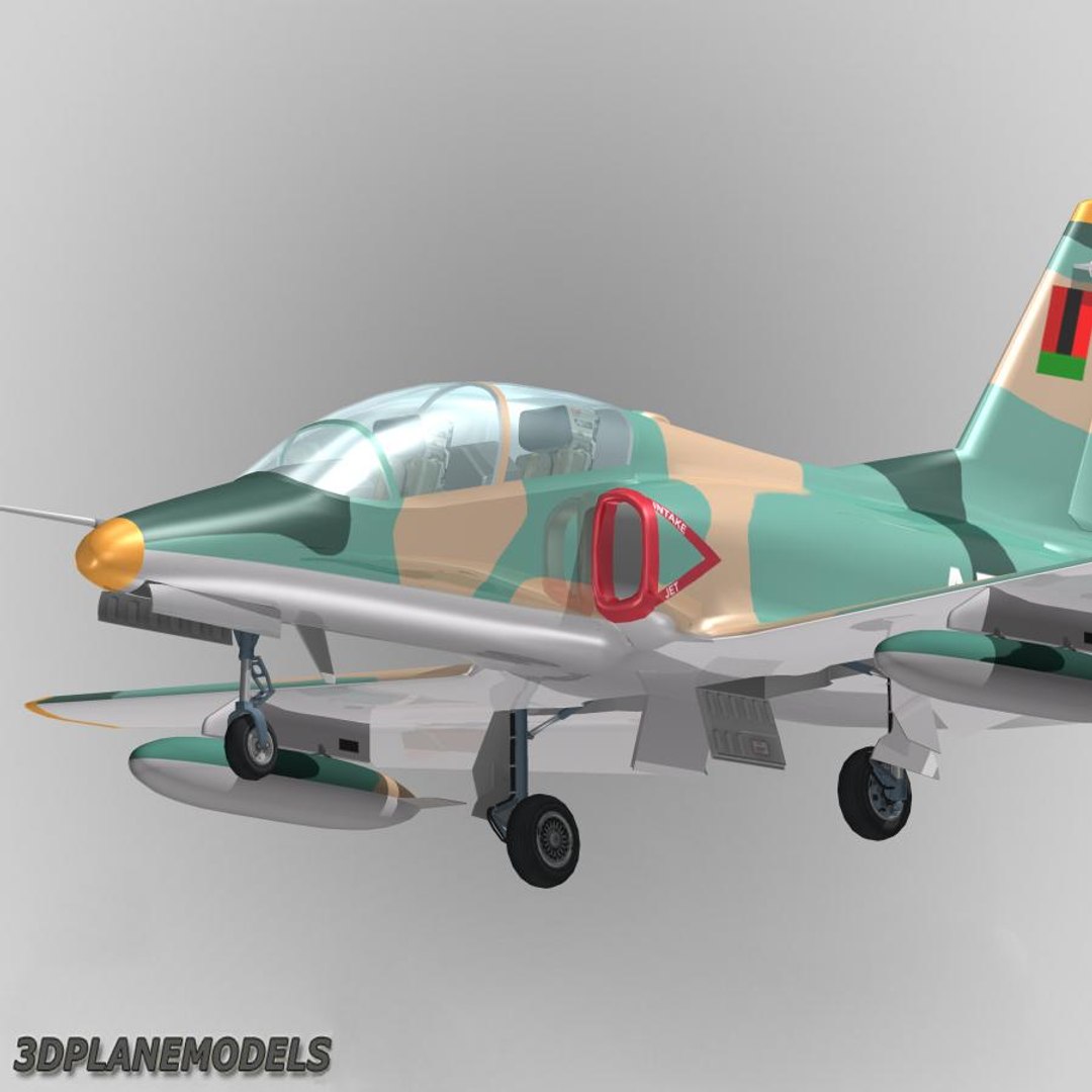 3d Training Jet K-8 Karakorum Model