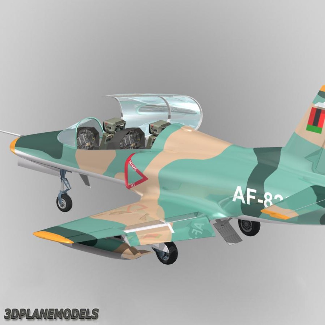 3d Training Jet K-8 Karakorum Model