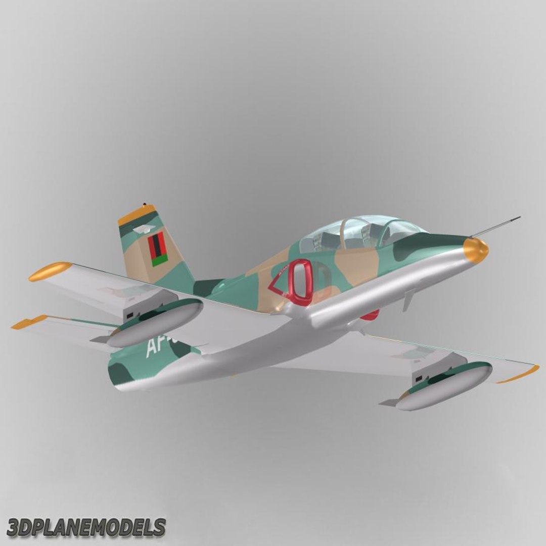 3d Training Jet K-8 Karakorum Model