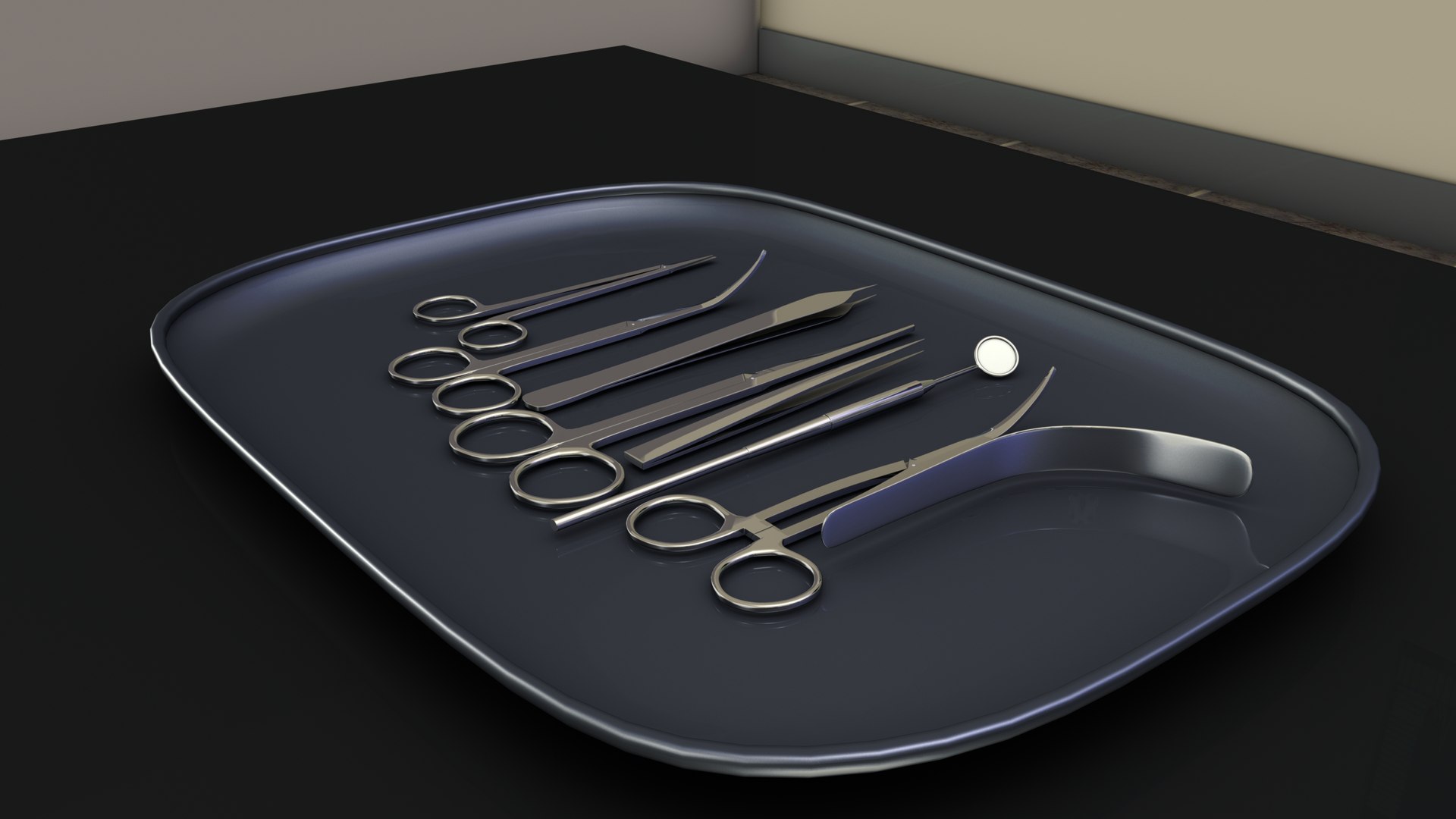 Surgical Instruments In Operation Theatre 3D Model - TurboSquid 1790770