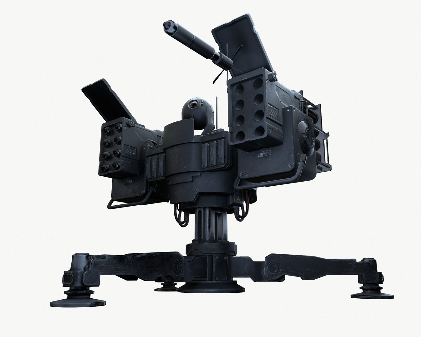 3d 3ds missile turret