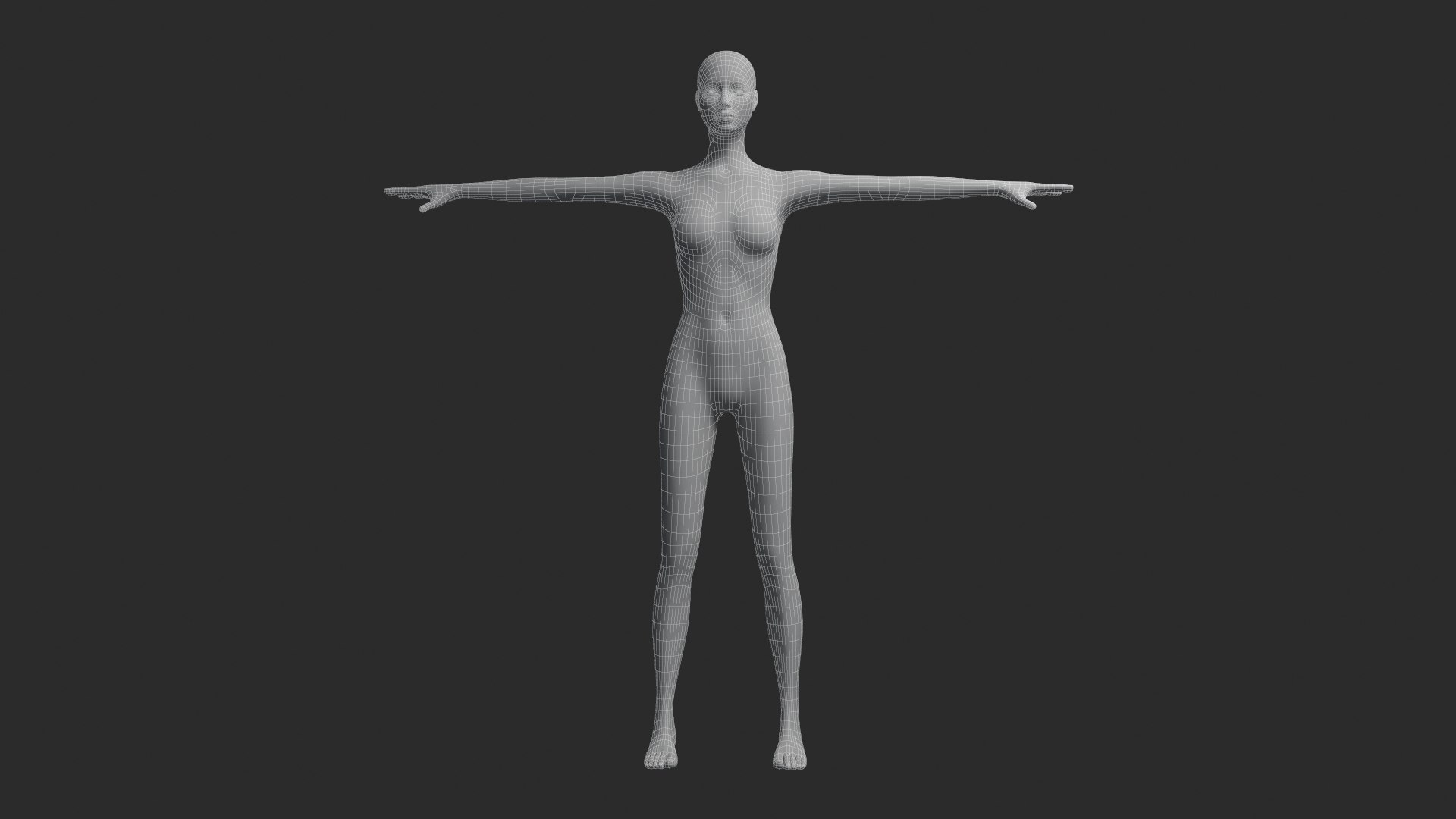 3D Female Mesh - TurboSquid 1218071