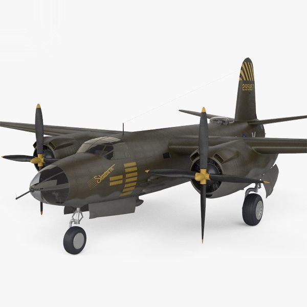 Martin b-26 b model - TurboSquid 1452112