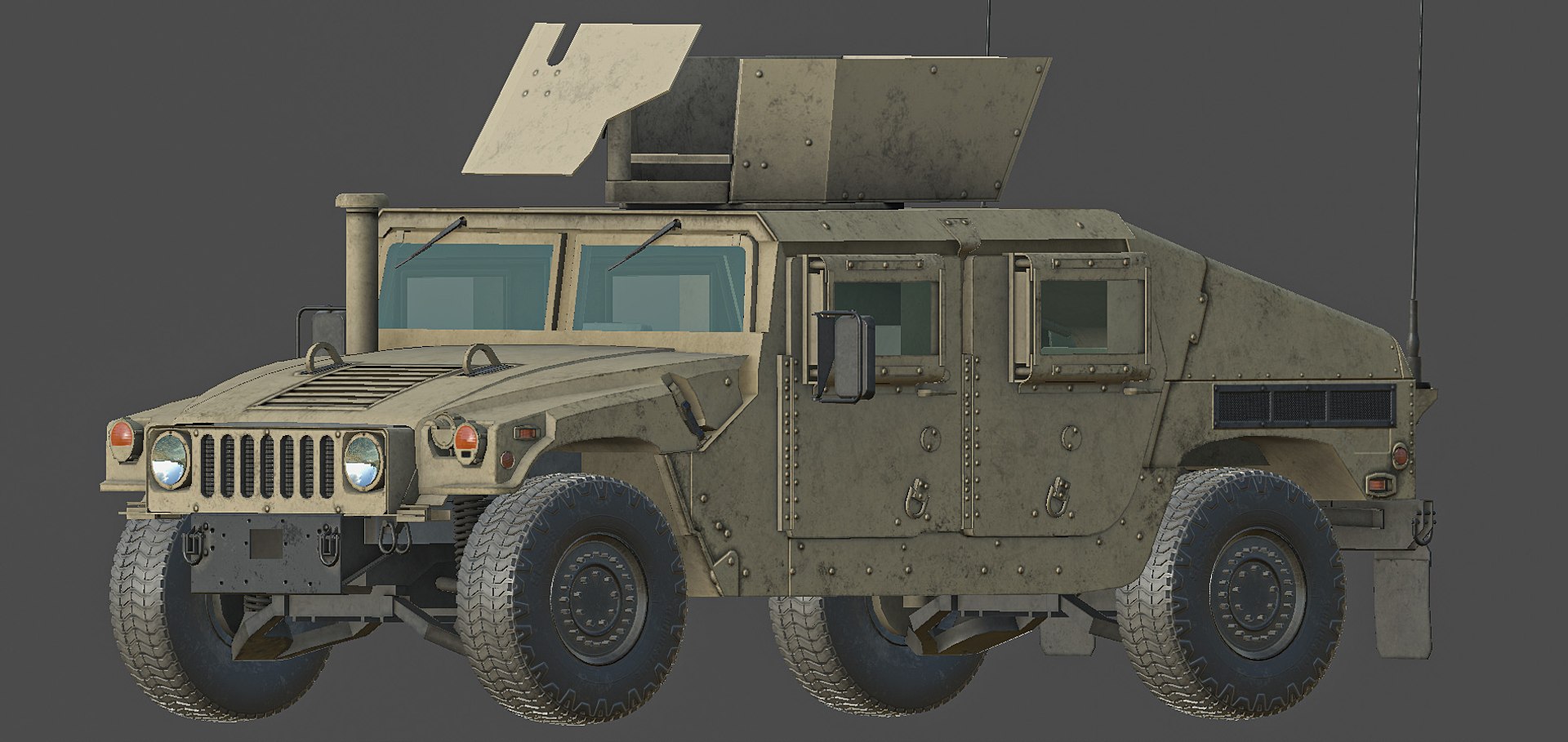 Humvee Details Model - TurboSquid 1655191