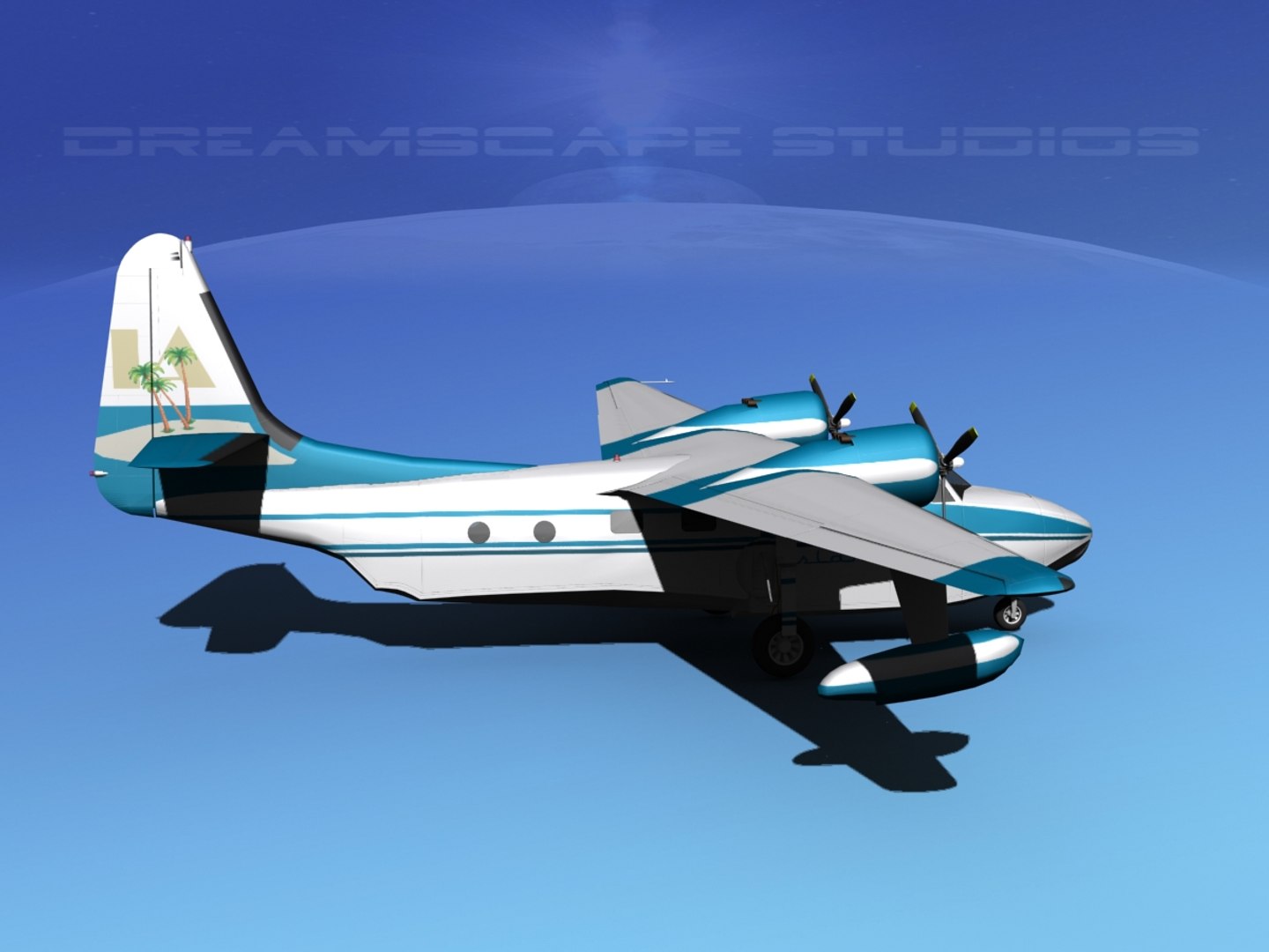 3d Mallard Grumman G-73 Model