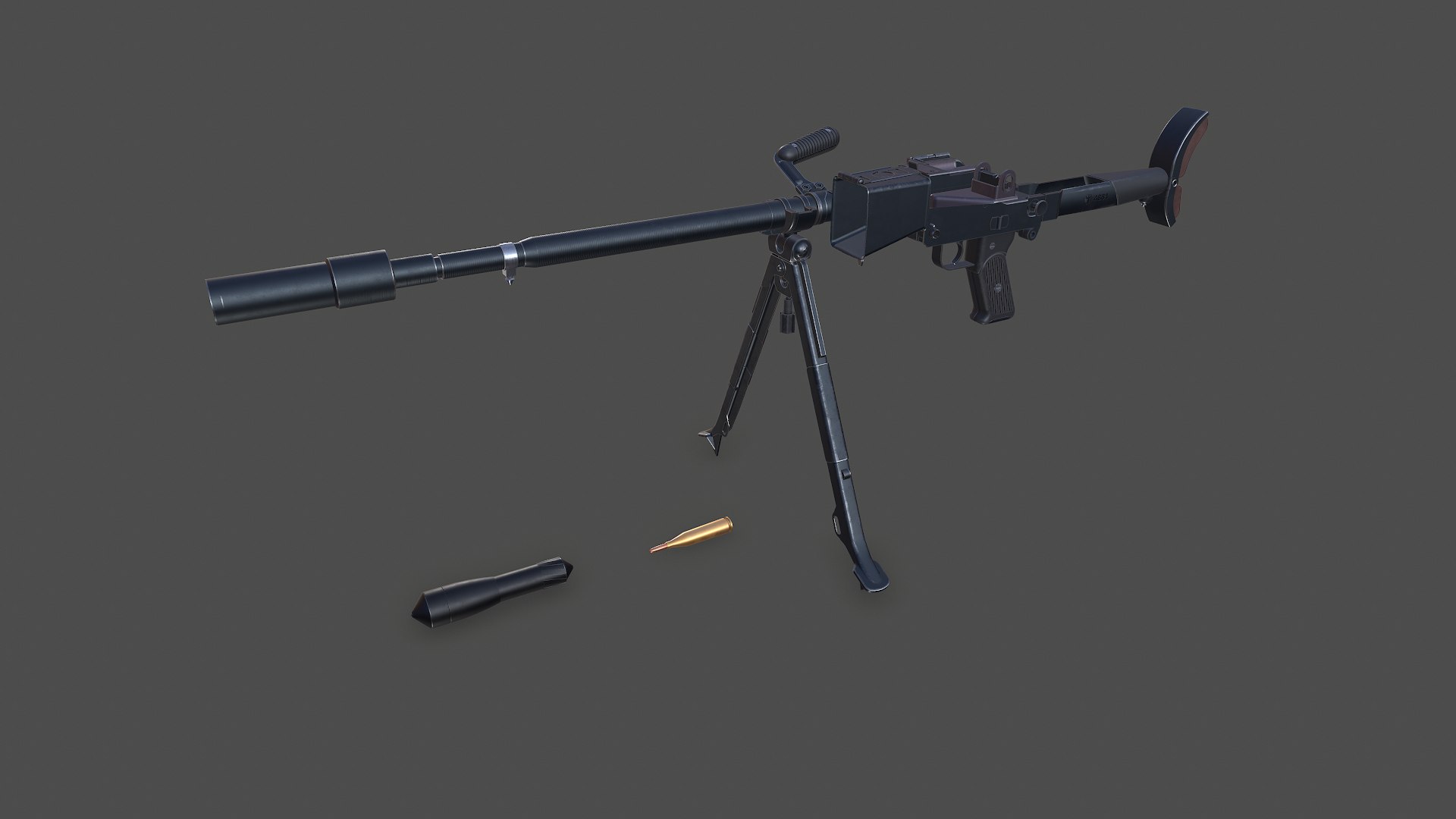 Granatbuchse GRB 39 Anti Tank Rifle Low-poly PBR Model - TurboSquid 2368178