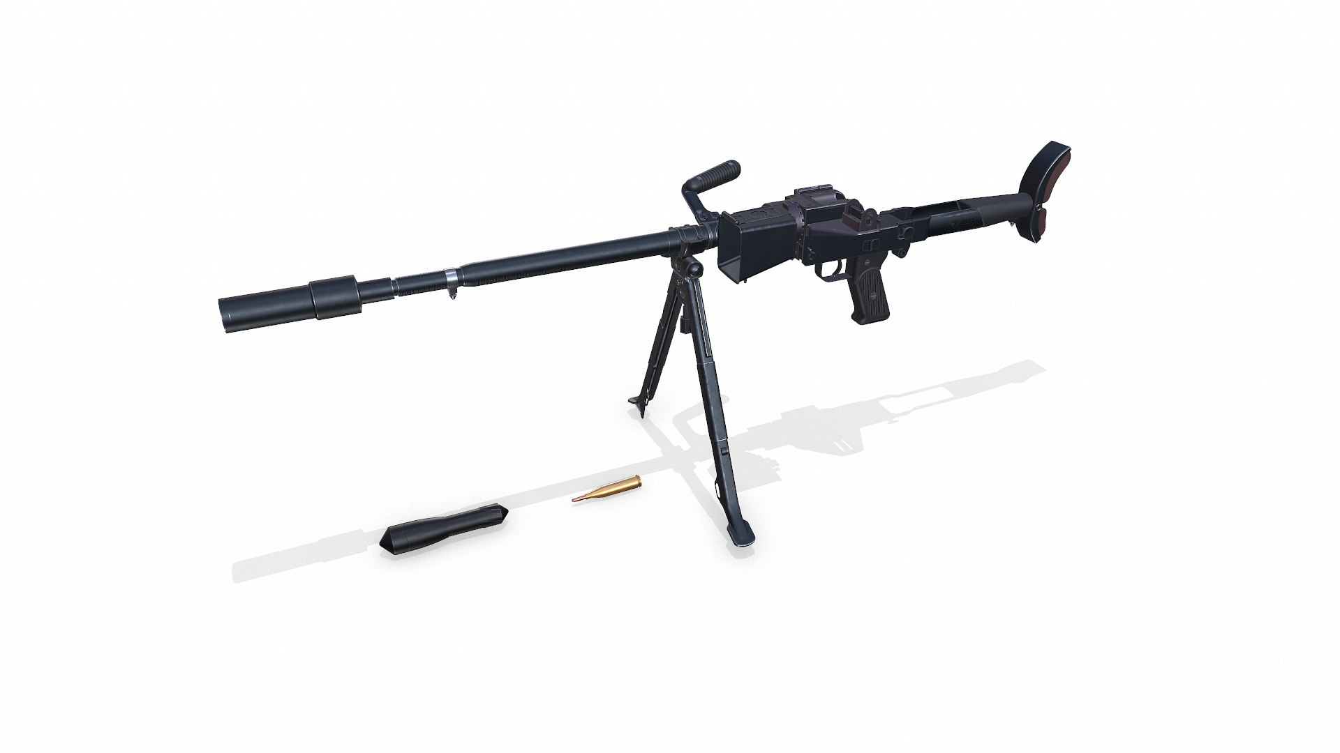 Granatbuchse GRB 39 Anti Tank Rifle Low-poly PBR Model - TurboSquid 2368178