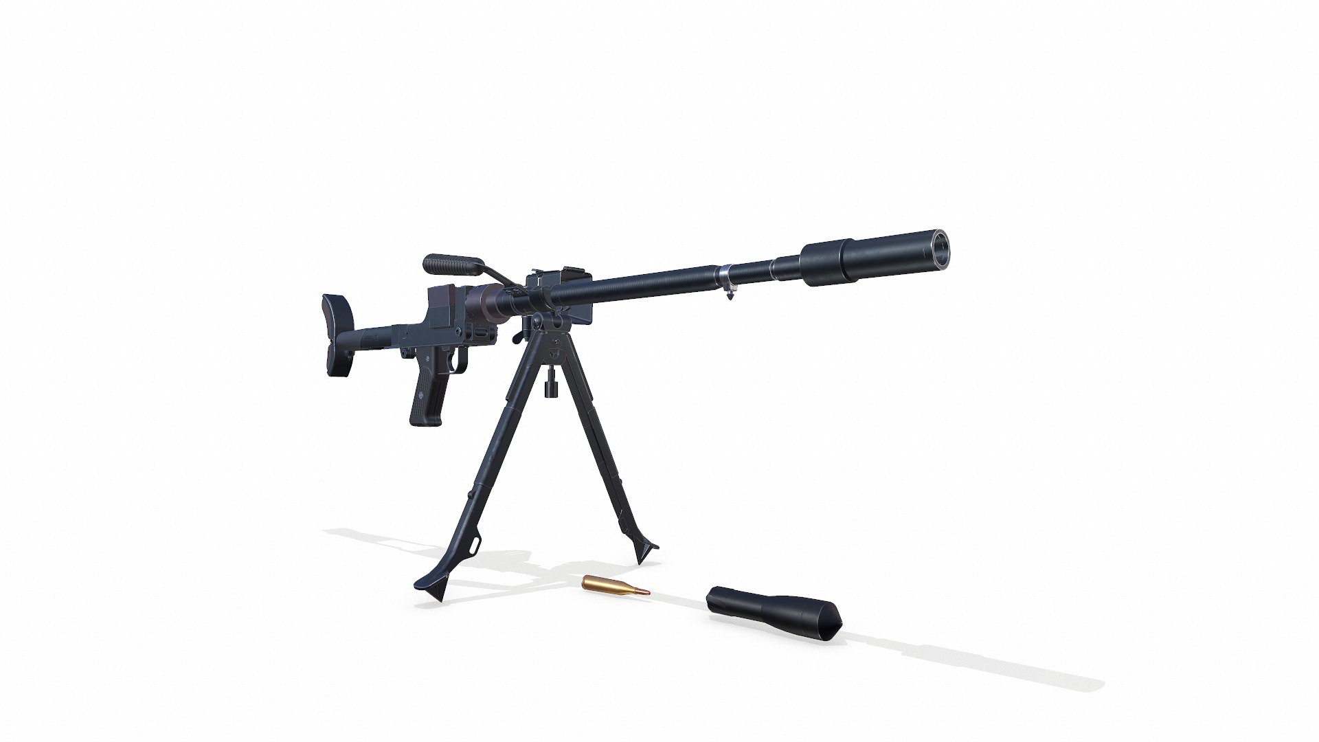 Granatbuchse GRB 39 Anti Tank Rifle Low-poly PBR Model - TurboSquid 2368178