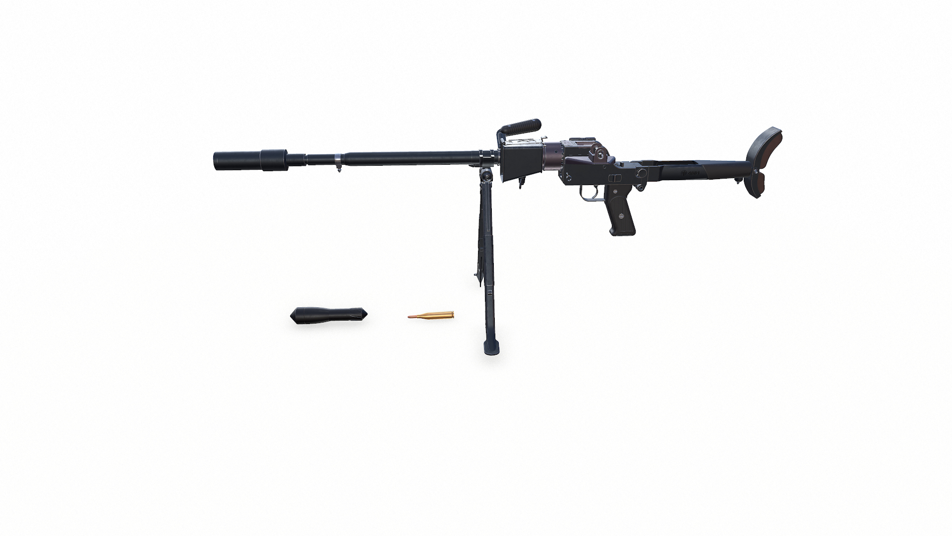 Granatbuchse GRB 39 Anti Tank Rifle Low-poly PBR Model - TurboSquid 2368178