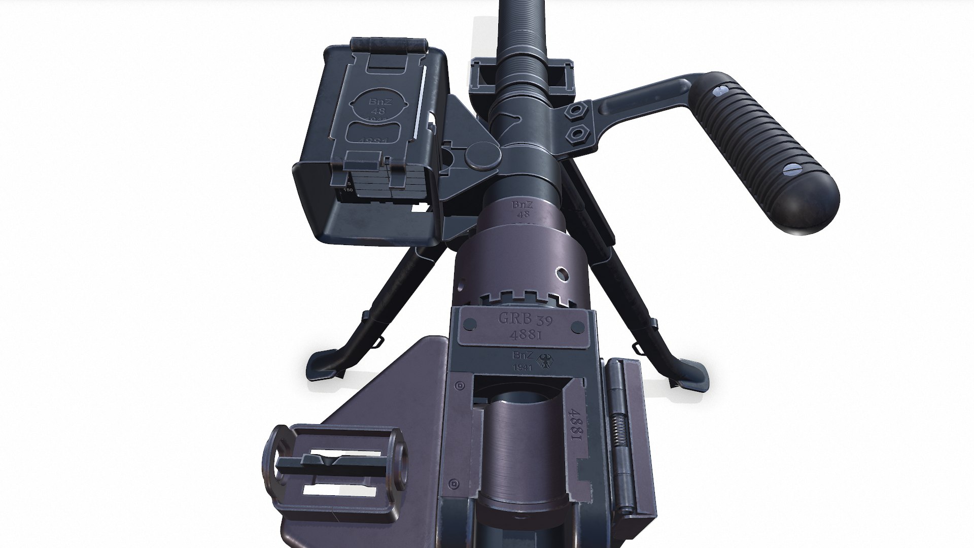 Granatbuchse GRB 39 Anti Tank Rifle Low-poly PBR Model - TurboSquid 2368178