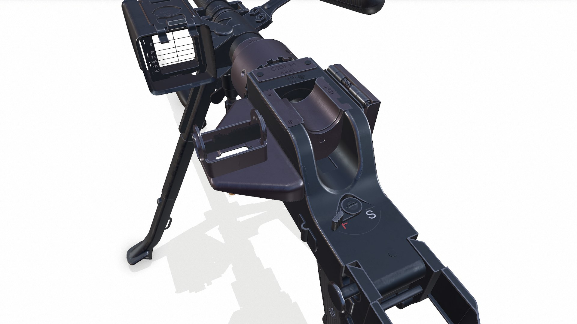 Granatbuchse GRB 39 Anti Tank Rifle Low-poly PBR Model - TurboSquid 2368178