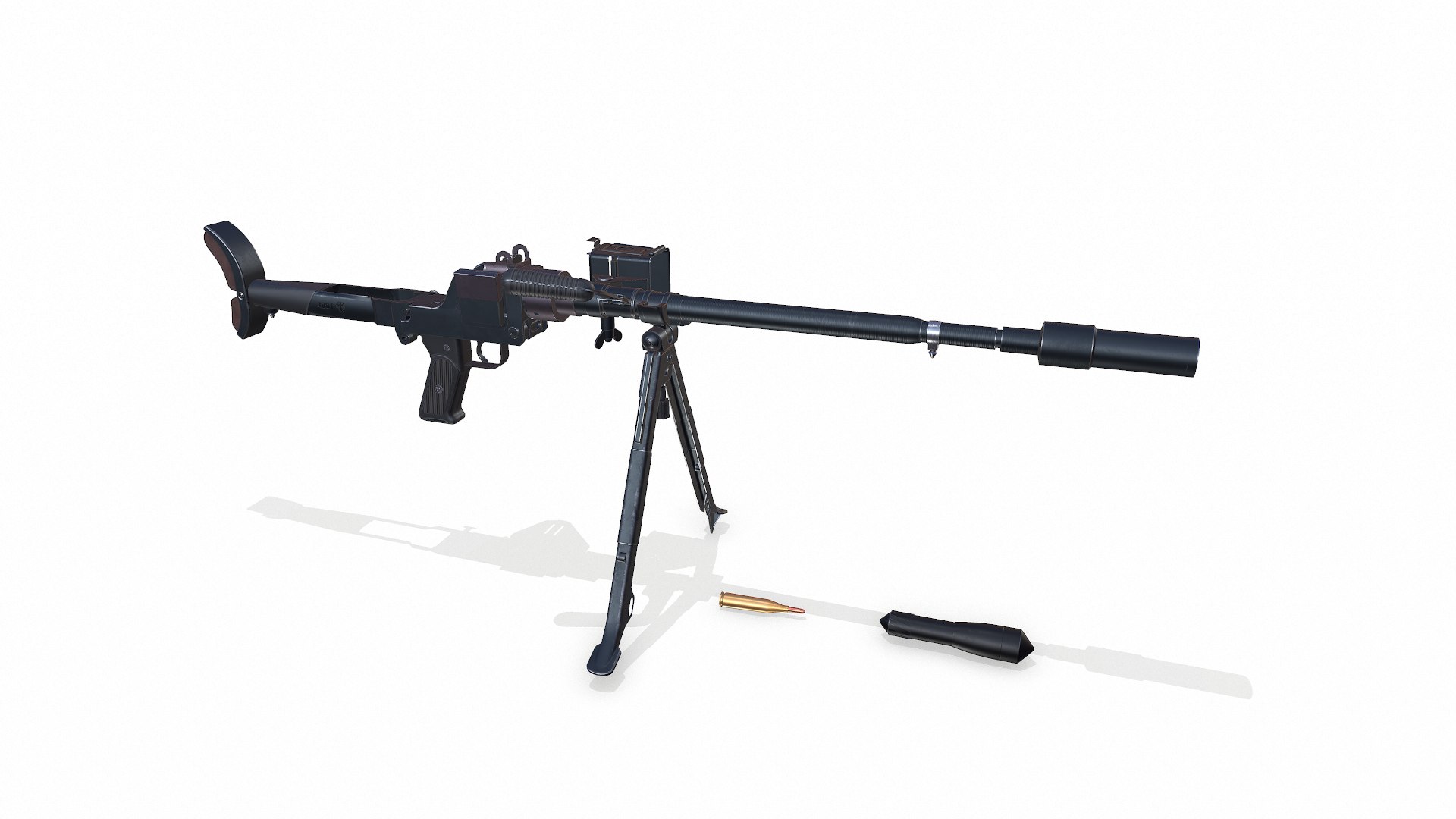 Granatbuchse GRB 39 Anti Tank Rifle Low-poly PBR Model - TurboSquid 2368178