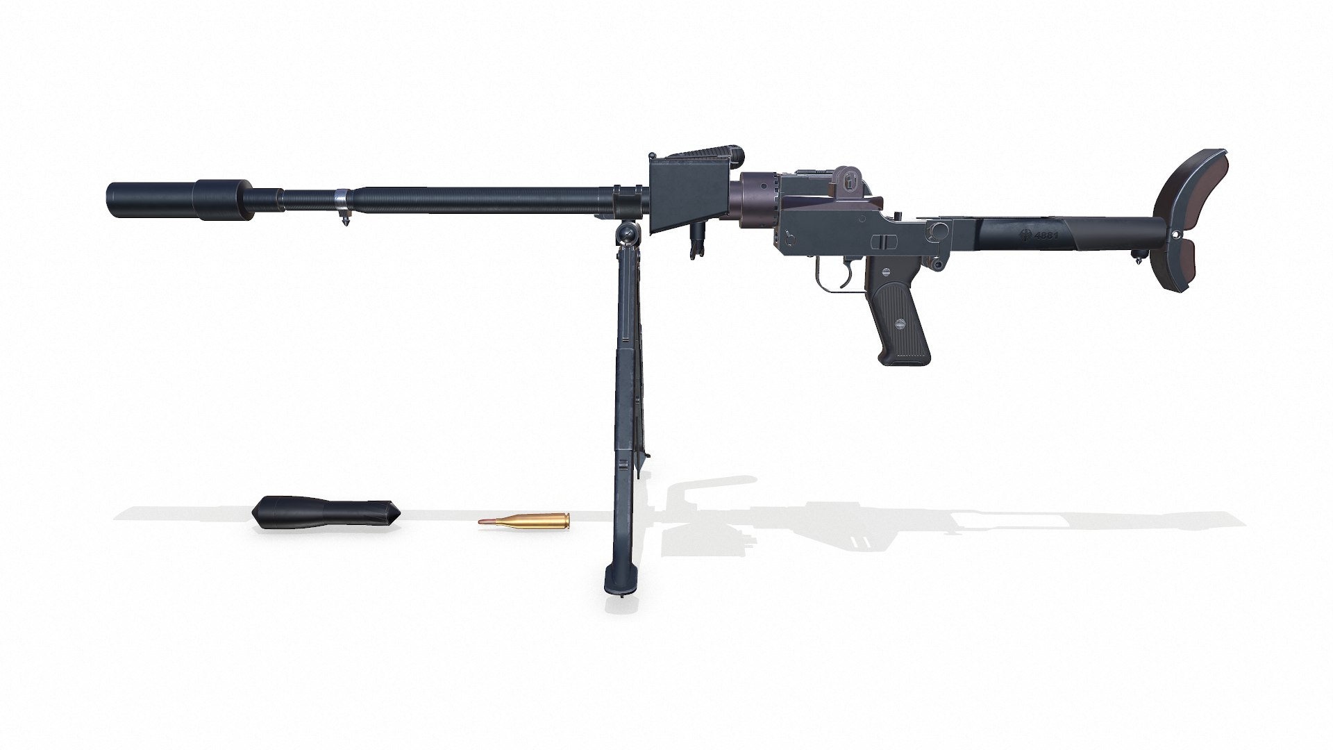 Granatbuchse GRB 39 Anti Tank Rifle Low-poly PBR Model - TurboSquid 2368178