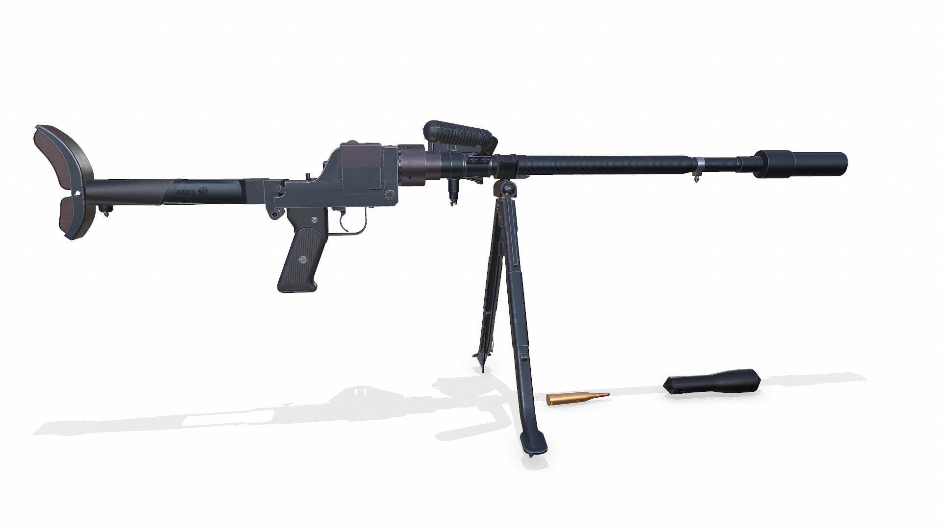 Granatbuchse GRB 39 Anti Tank Rifle Low-poly PBR Model - TurboSquid 2368178