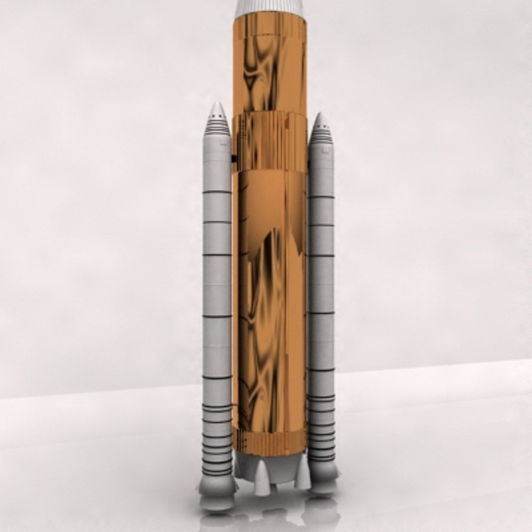 orion rocket 3d model