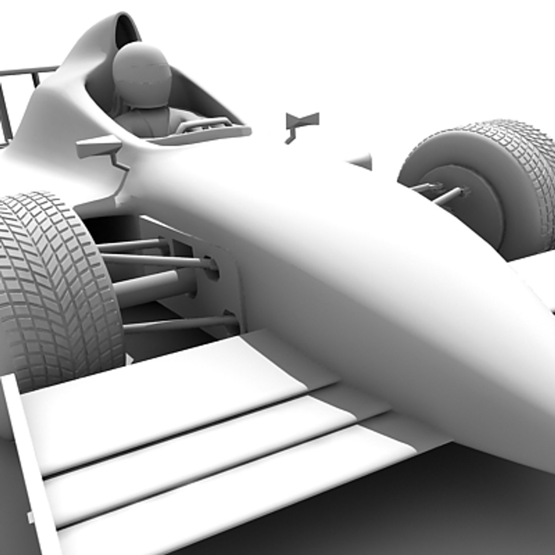 3d Indy Race Car