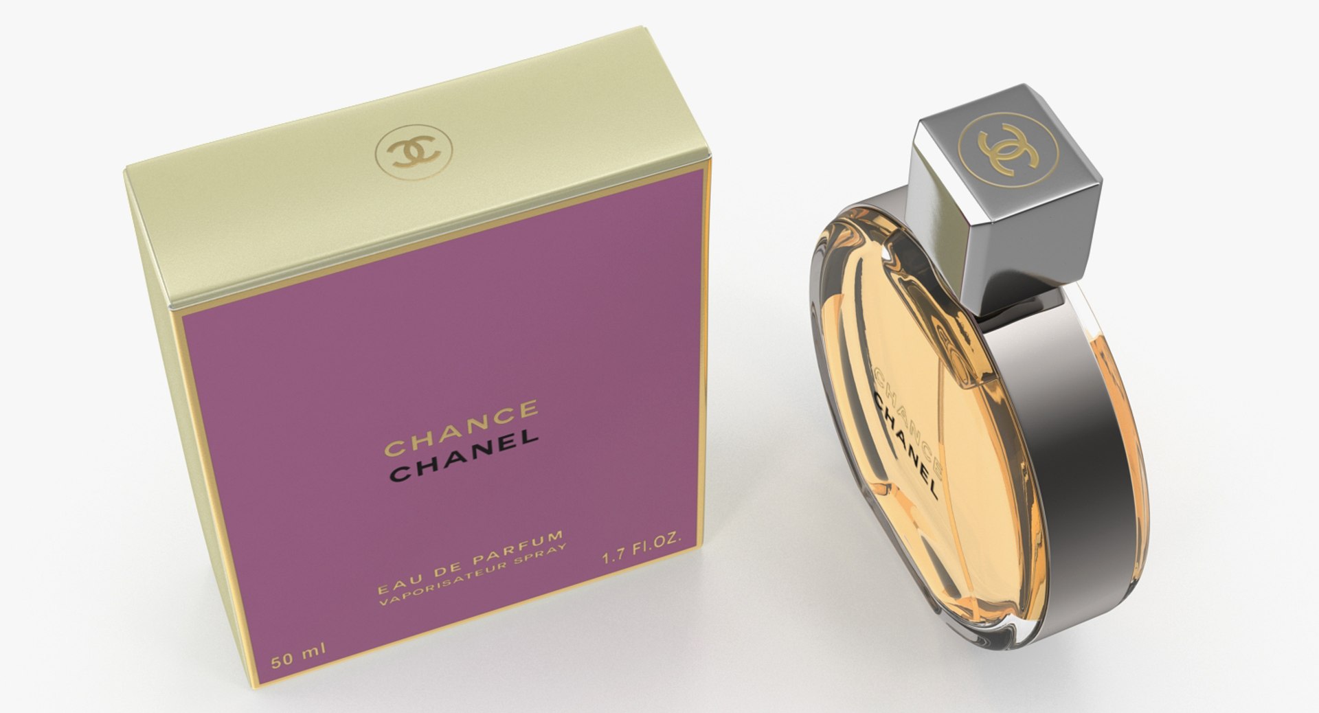 3D Parfum Chanel Chance Eau Model - TurboSquid 1264969