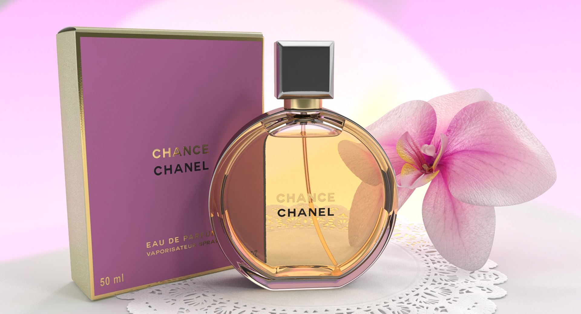 3D Parfum Chanel Chance Eau Model - TurboSquid 1264969