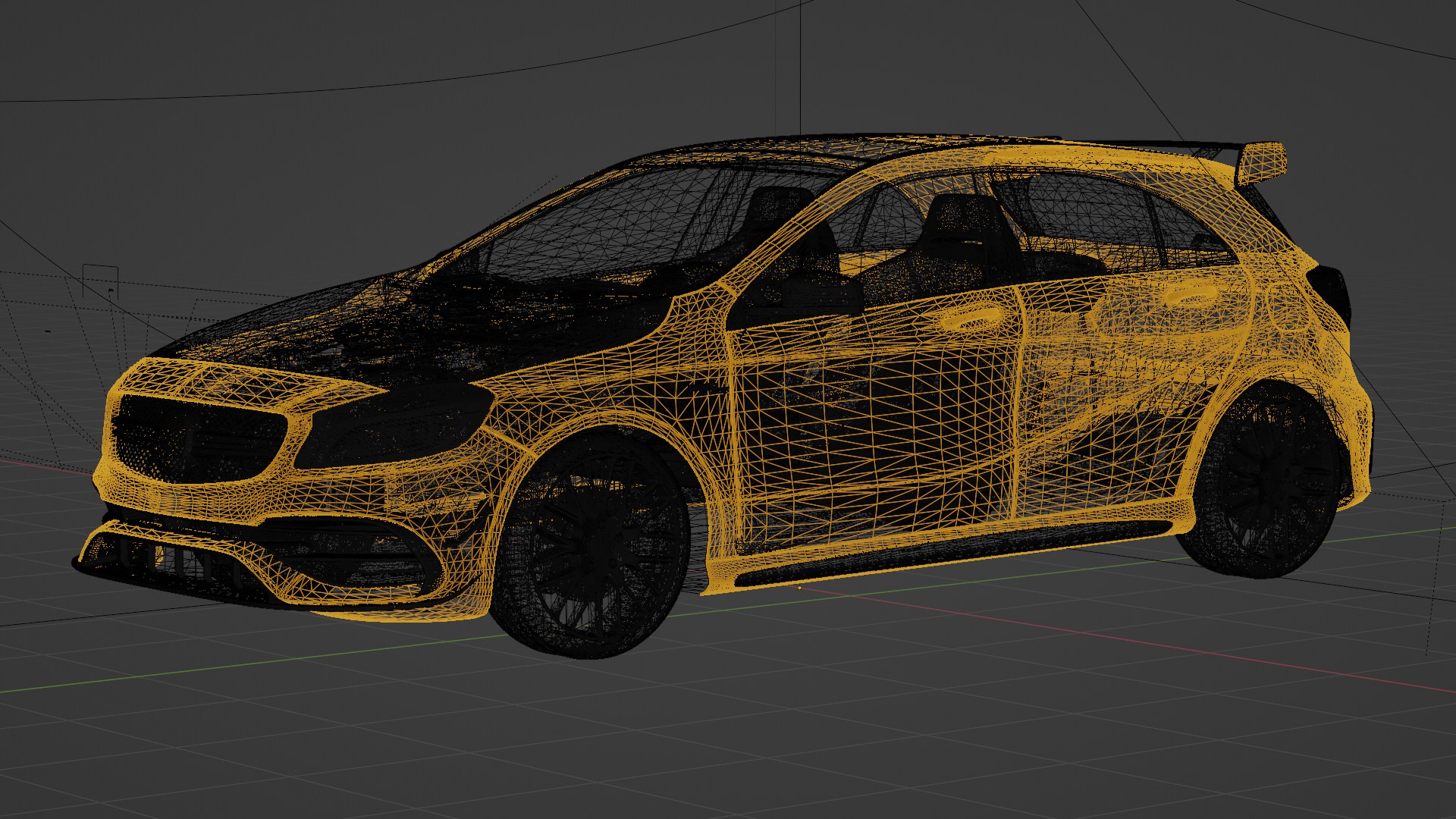MercedesBenz A45 AMG 3D Model - TurboSquid 2121027