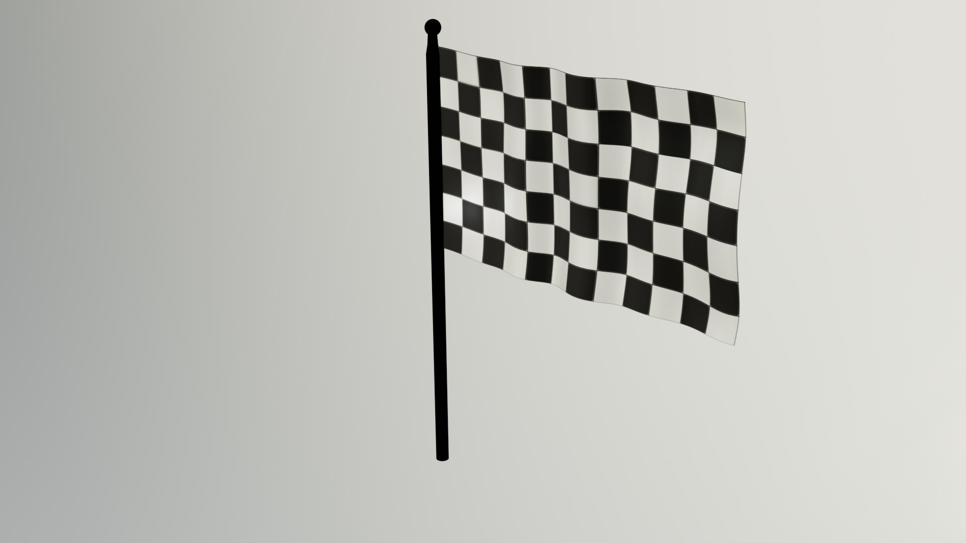 3D racing flag model - TurboSquid 1651315