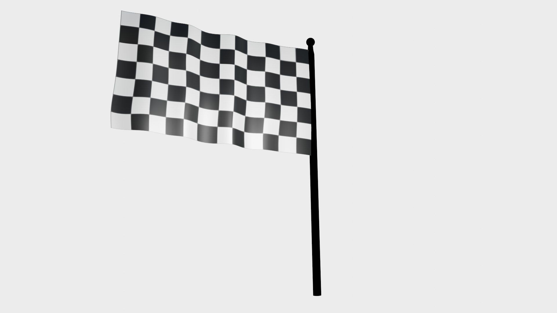 3D racing flag model - TurboSquid 1651315