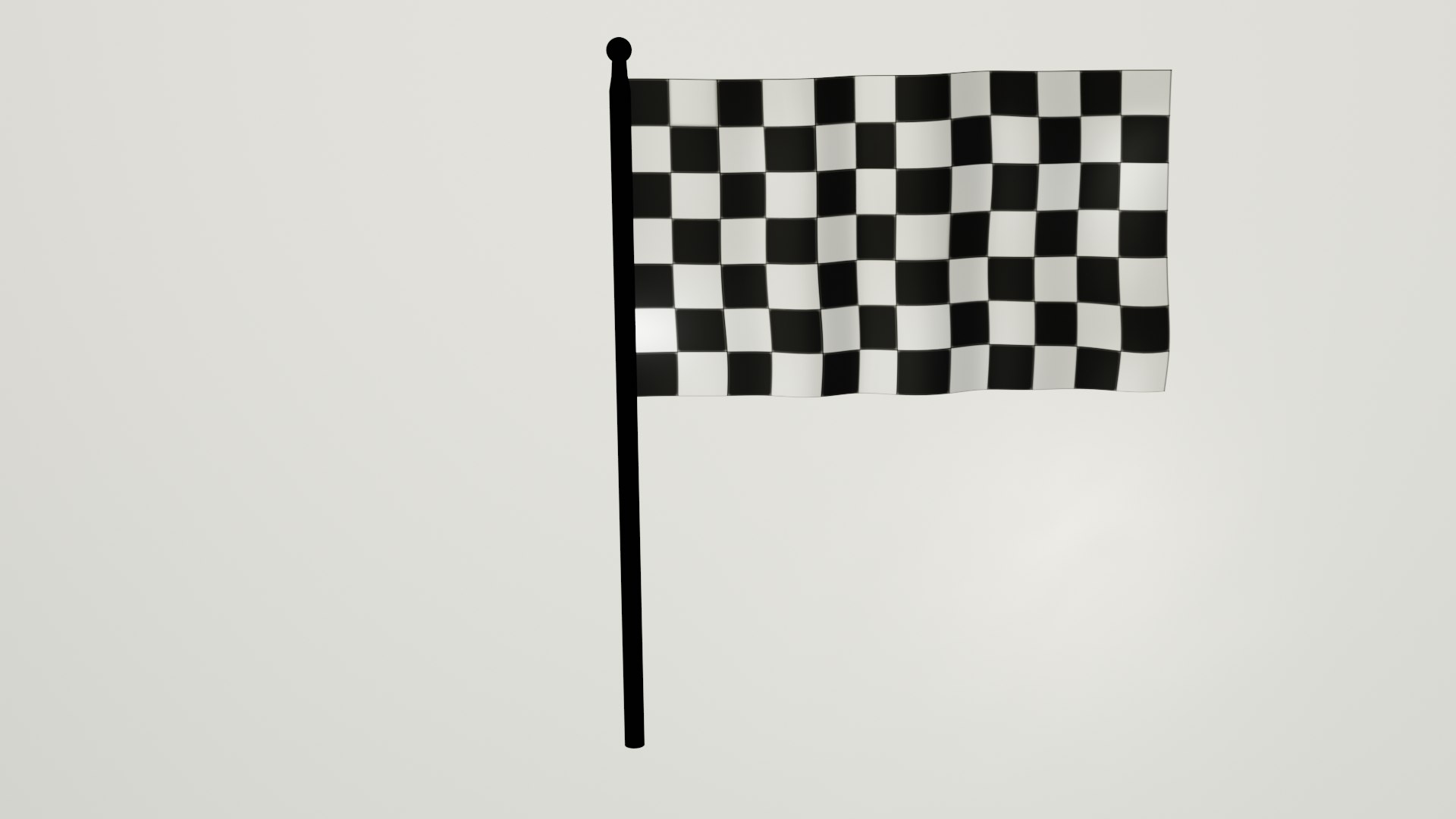 3D racing flag model - TurboSquid 1651315