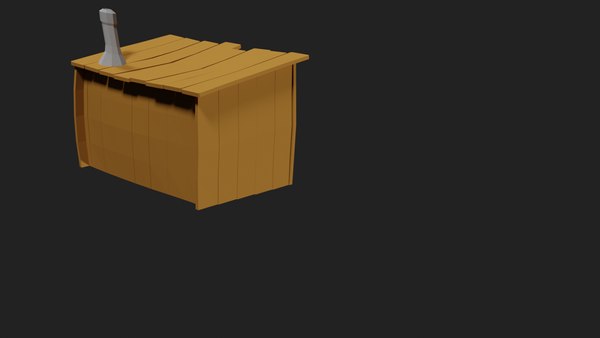 3D Lowpoly Comic Style Cabin - TurboSquid 1730815