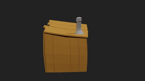 3D Lowpoly Comic Style Cabin - TurboSquid 1730815