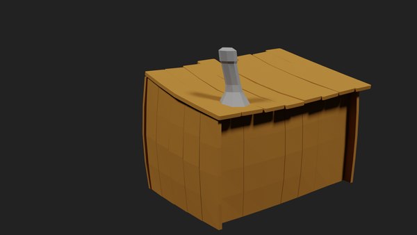 3D Lowpoly Comic Style Cabin - TurboSquid 1730815