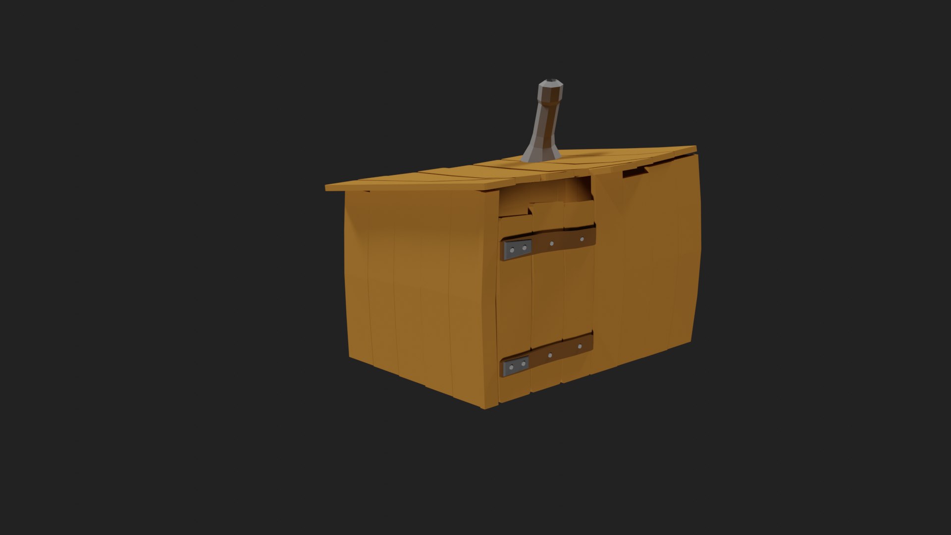 3D Lowpoly Comic Style Cabin - TurboSquid 1730815