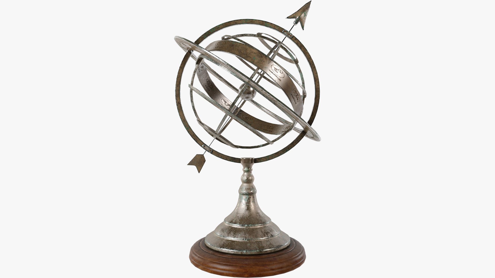 3D Old Armillary Sphere - TurboSquid 2005863