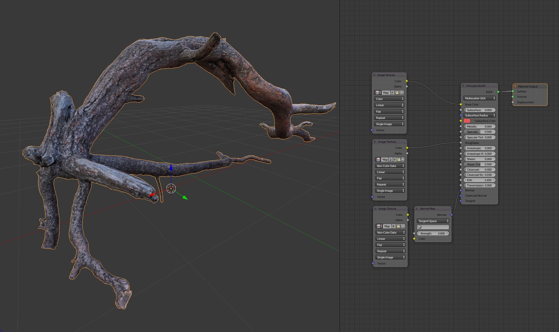 3D Dead Tree Scan Sna0003 Model - TurboSquid 1400813