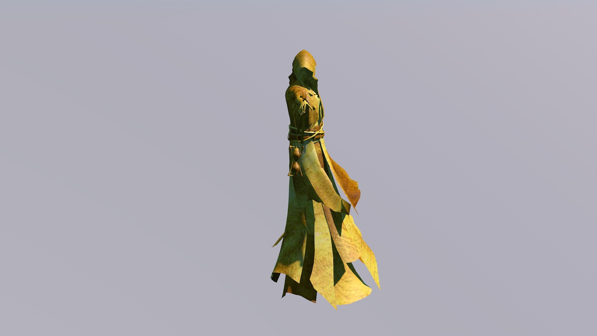 3D Gold Death Figure Model - TurboSquid 1673803