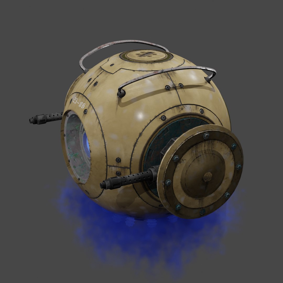 3D Sphere Bot - TurboSquid 2174190