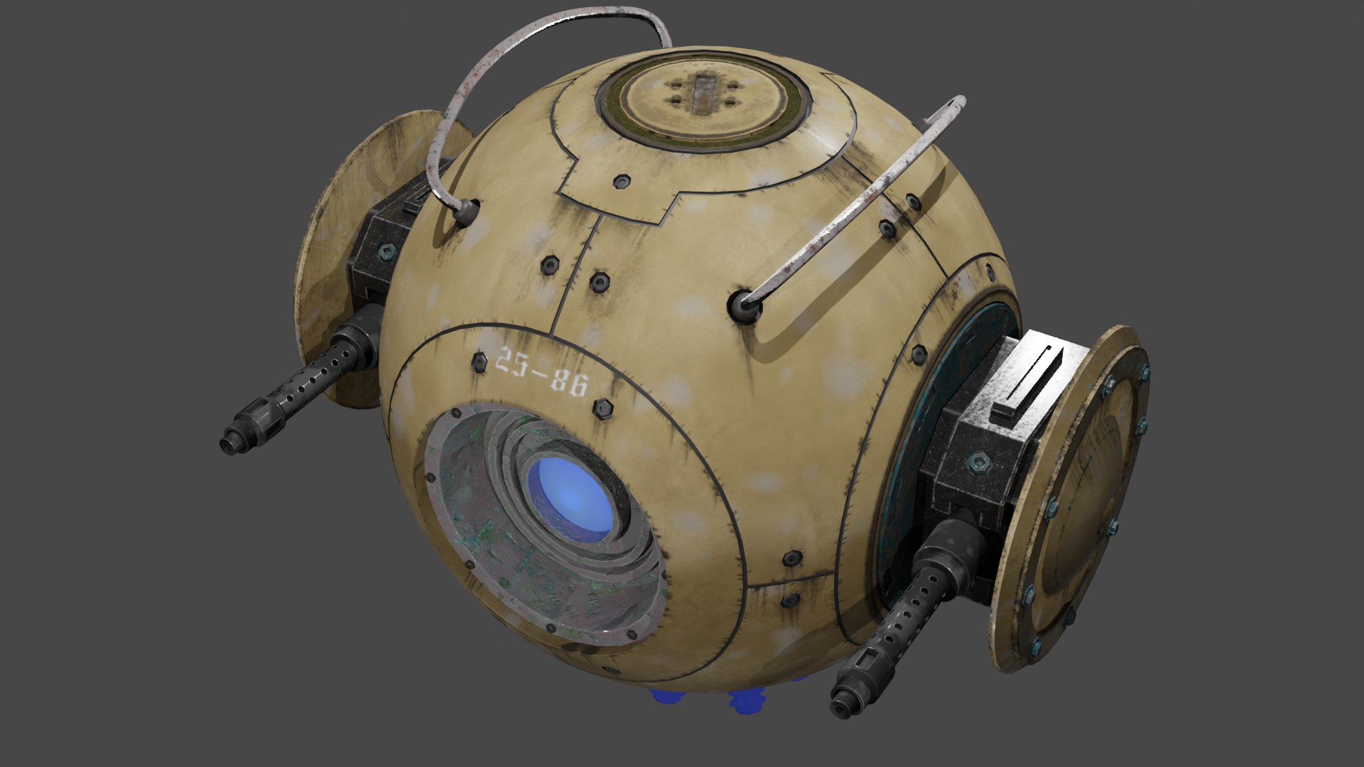 3D Sphere Bot - TurboSquid 2174190